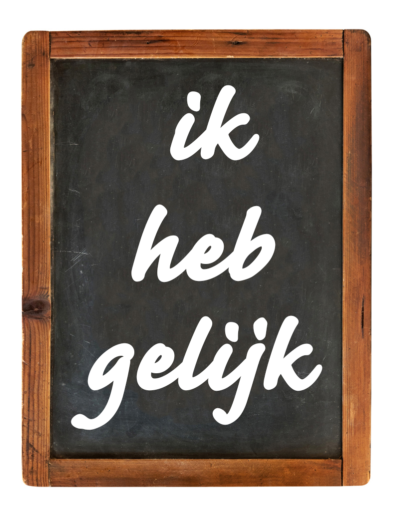 Ik heb gelijk | Zen.nl